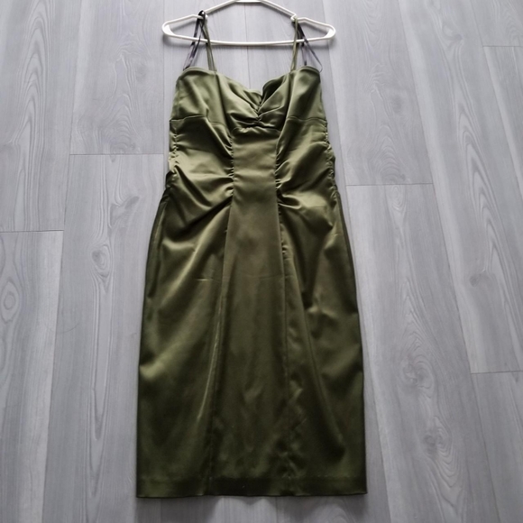 Xscape | Dresses | Xscape Satin Green Party Dress | Poshmark